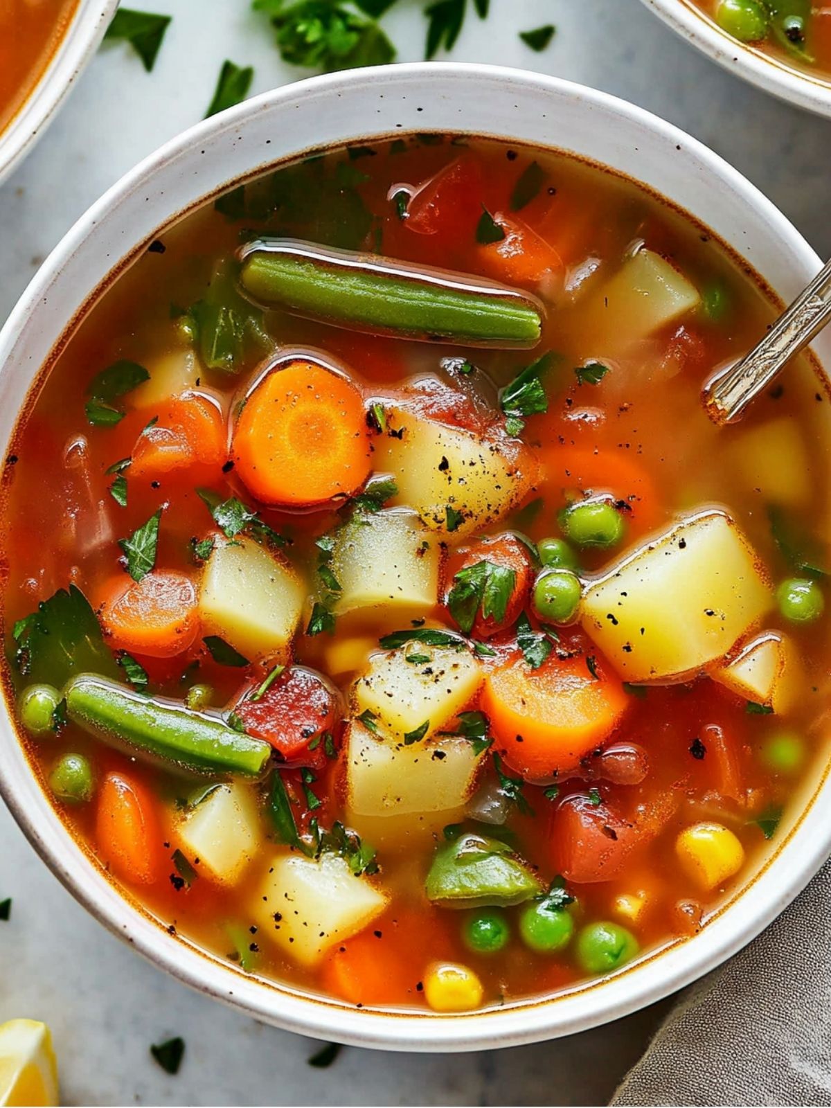Easy Vegetable Soup Recipe - Sweethomecook.com