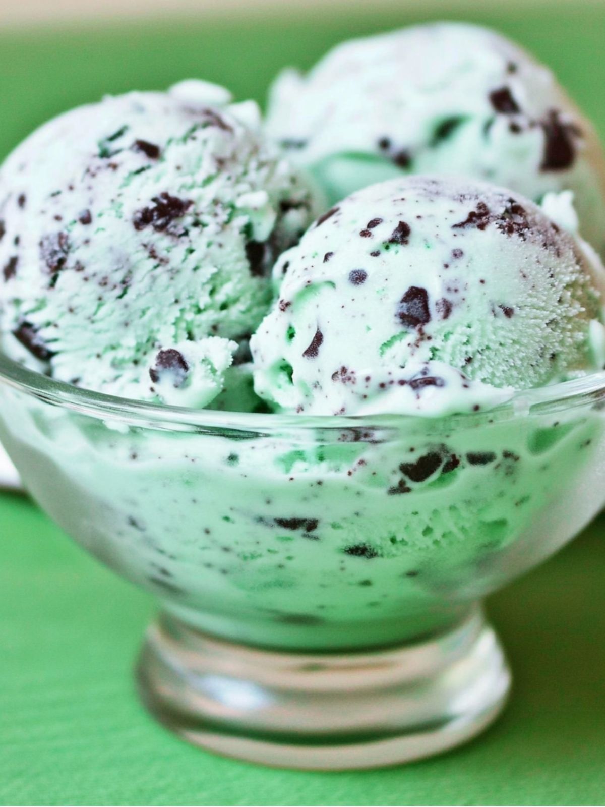 Mint Chocolate Chip Ice Cream