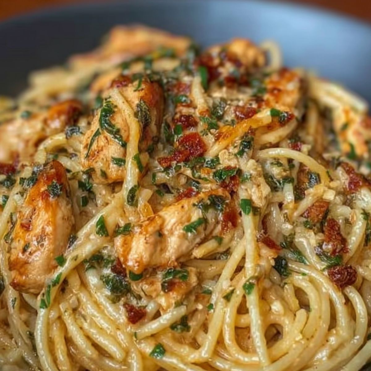 Creamy Monterey Chicken Spaghetti: Better Than Restaurant