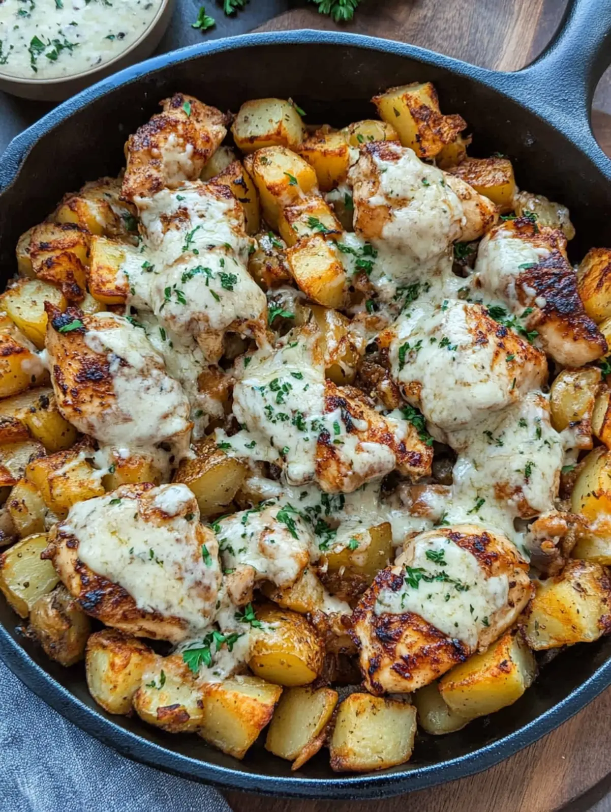 Ultimate Garlic Parmesan Chicken and Potatoes Sheet Pan Dinner
