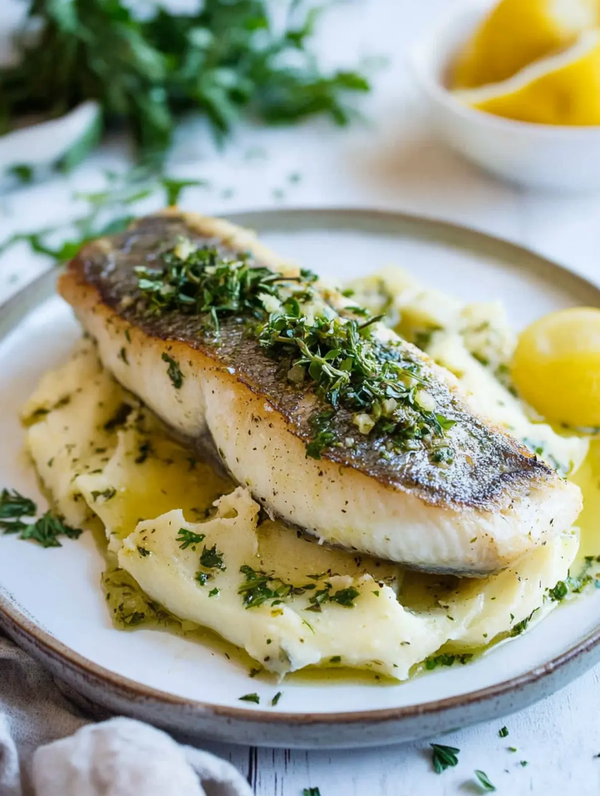 Perfect Pan-Seared Sea Bass with Herb Butter
